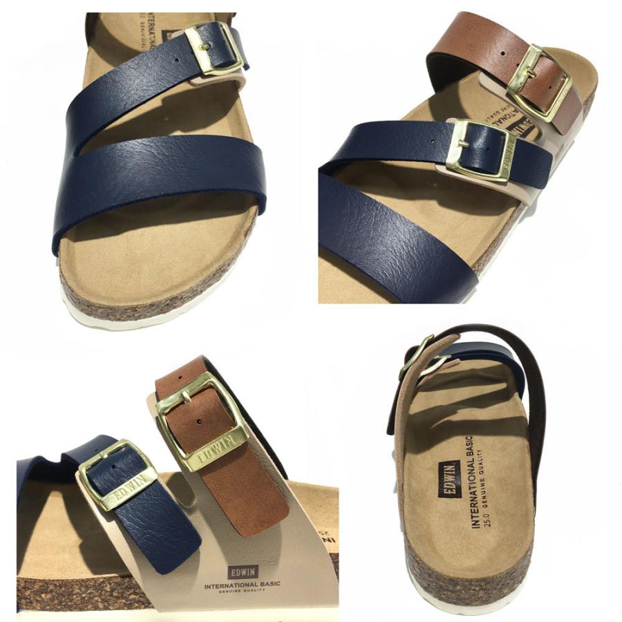 EDWIN エドウィン フットベット サンダル カジュアル アウトドア レジャー メンズ EB1005 : OnStep - 通販 - Yahoo!ショッピング