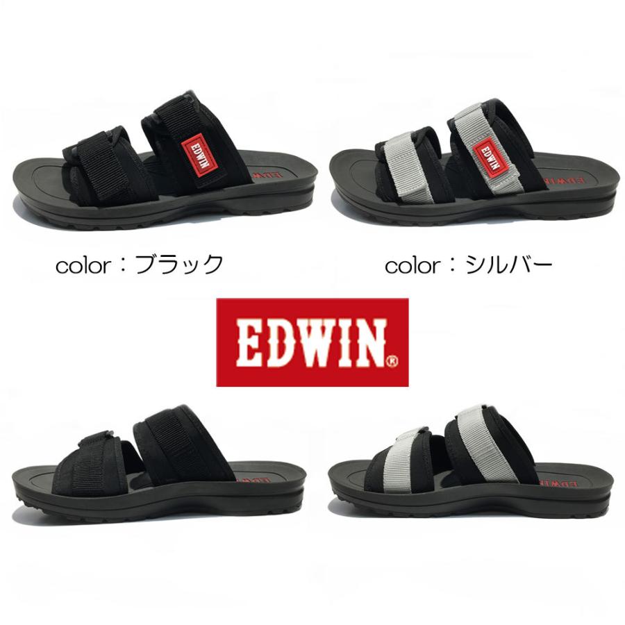 EDWIN（エドウィン） スポーツ サンダル メンズ アウトドア ベルクロ 軽量 EW5102 : OnStep - 通販 - Yahoo!ショッピング
