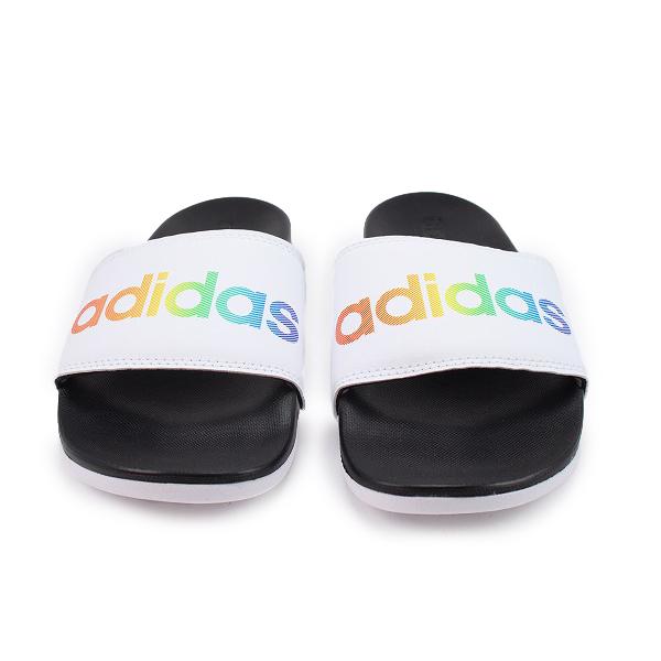 adidas アディダス アディレッタ コンフォート ブラック/ホワイト サンダル 靴 レディース H02488 : OnStep - 通販 ...