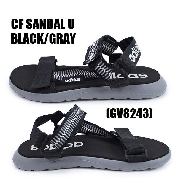 adidas アディダス サンダル ベルクロ シャワー スポーツ ジム プール ビーチ オリーブ/オレンジ ブラック/グレー 靴 メンズ ...