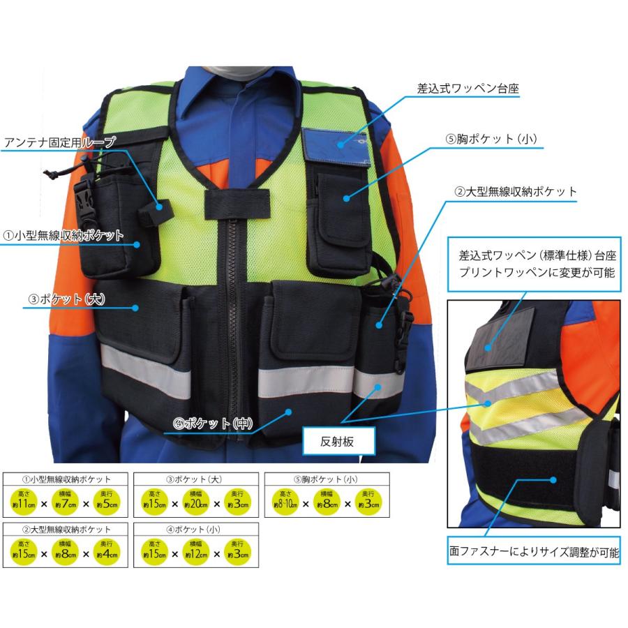 SH1 高視認安全ベスト : イーテイク ヤフー店 - 通販 - Yahoo!ショッピング