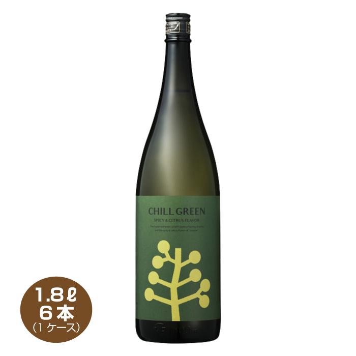 濱田酒造 送料無料 CHILL GREEN spicy&citrus 25度 1.8L×6本 麦焼酎 1800ml瓶 チルグリーン スパイシー ...