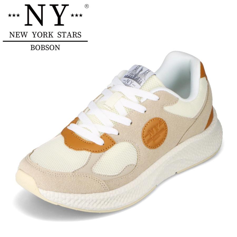 ニューヨーク・スターズ ・ボブソン NEW YORK STARS BOBSON NY-240102 メンズ 厚底 カジュアルシューズ ロゴ ...