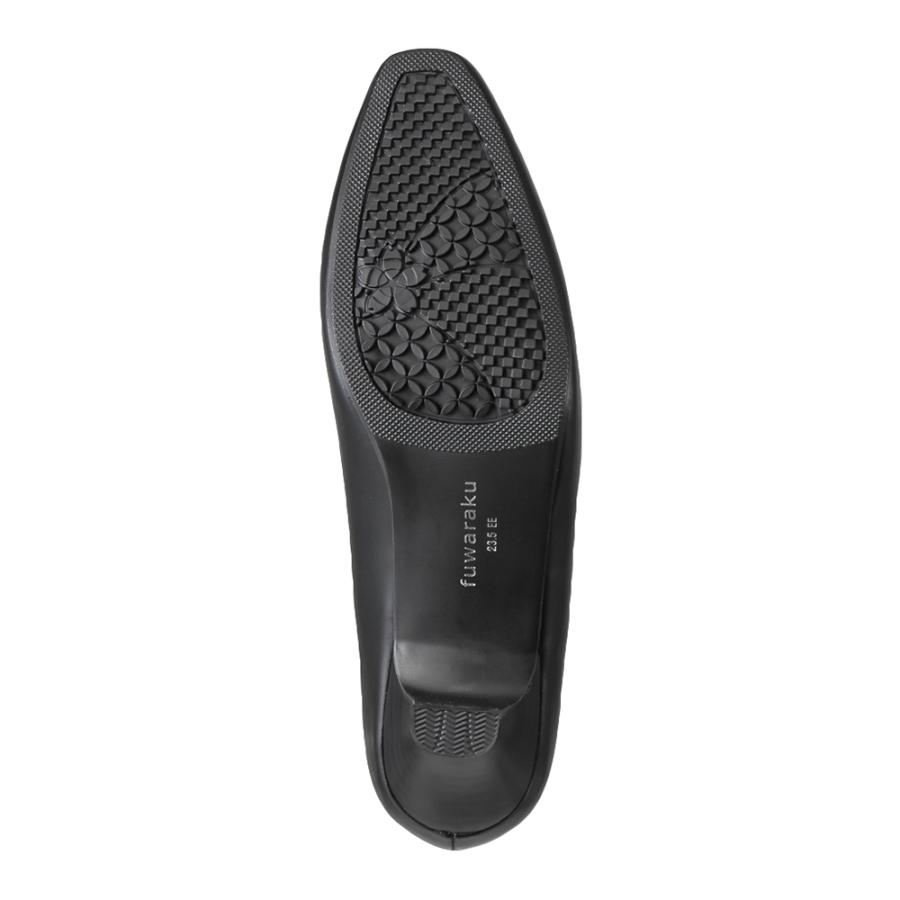 fuwaraku パンプス ヒール フワラク レディース スクエアトゥ フォーマル 冠婚葬祭 就活 オフィス 通勤 ブラック 大きいサイズ FR-1206 SALE : SHOEPLAZA ...