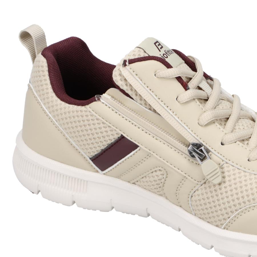 Bio Fitter バイオフィッター biofitter BF-271 レディース スニーカー ローカットスニーカー 抗菌 防臭 軽量 反射材 歩きやすい ベージュ : SHOEPLAZA ...