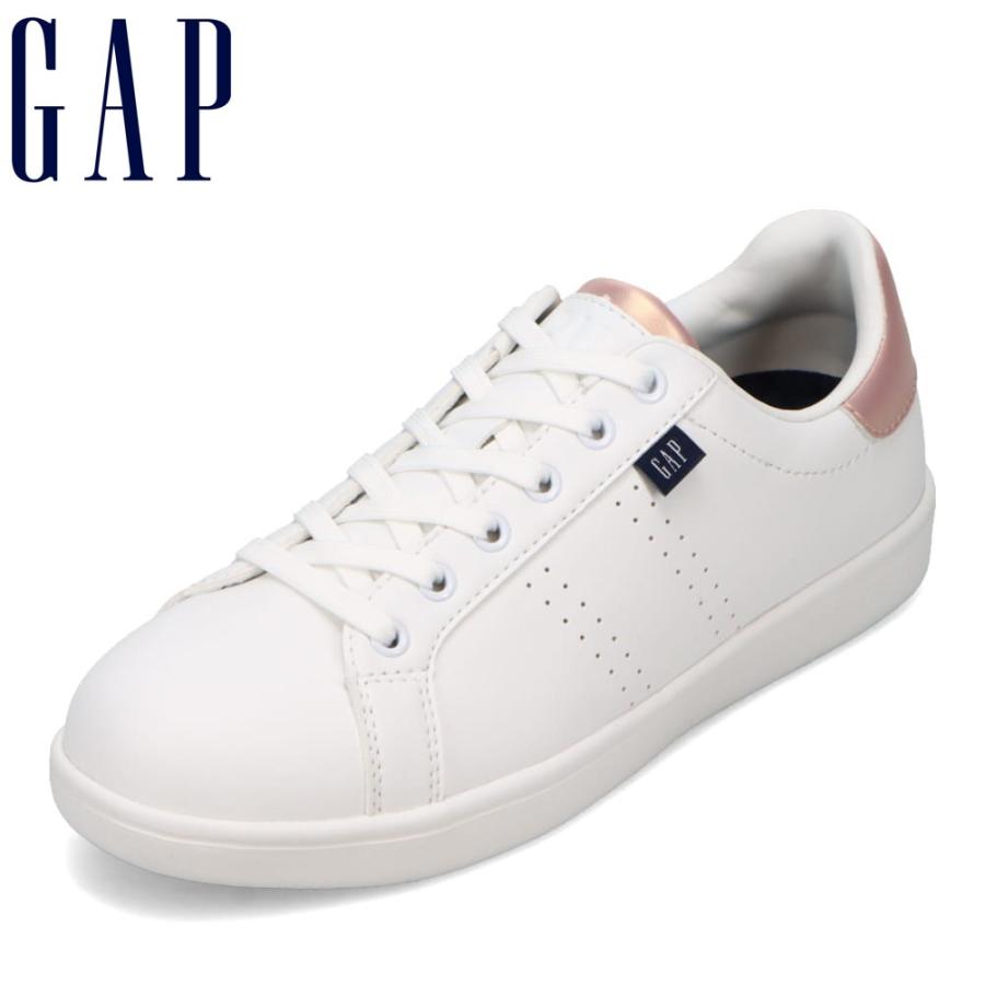 GAP（ギャップ） コートスニーカー GPU12433CW レディース スニーカー コート シューズ 軽量 シンプル ローカットスニーカー ホワイト×ゴールド 爆買 : SHOEPLAZA ...