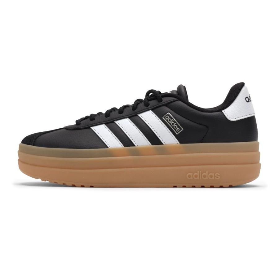 adidas アディダス VL COURT BOLD IH3081 レディース スニーカー クッション性 ブラック×ホワイト ...