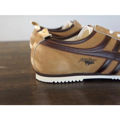 PANTHER パンサー メンズ レディース GTDELUXE GT デラックス レトロスニーカー PTJ-0004 BEIGE 軽量 レトロ ベロア 日本製 Japan 世界長ユニオン ...