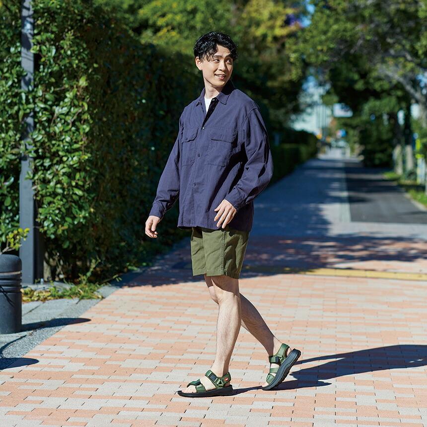 EDWIN エドウィン スポーツサンダル メンズ ブラック カーキ EW5123 : SHOE LIFE Yahoo!店 - 通販 - Yahoo!ショッピング