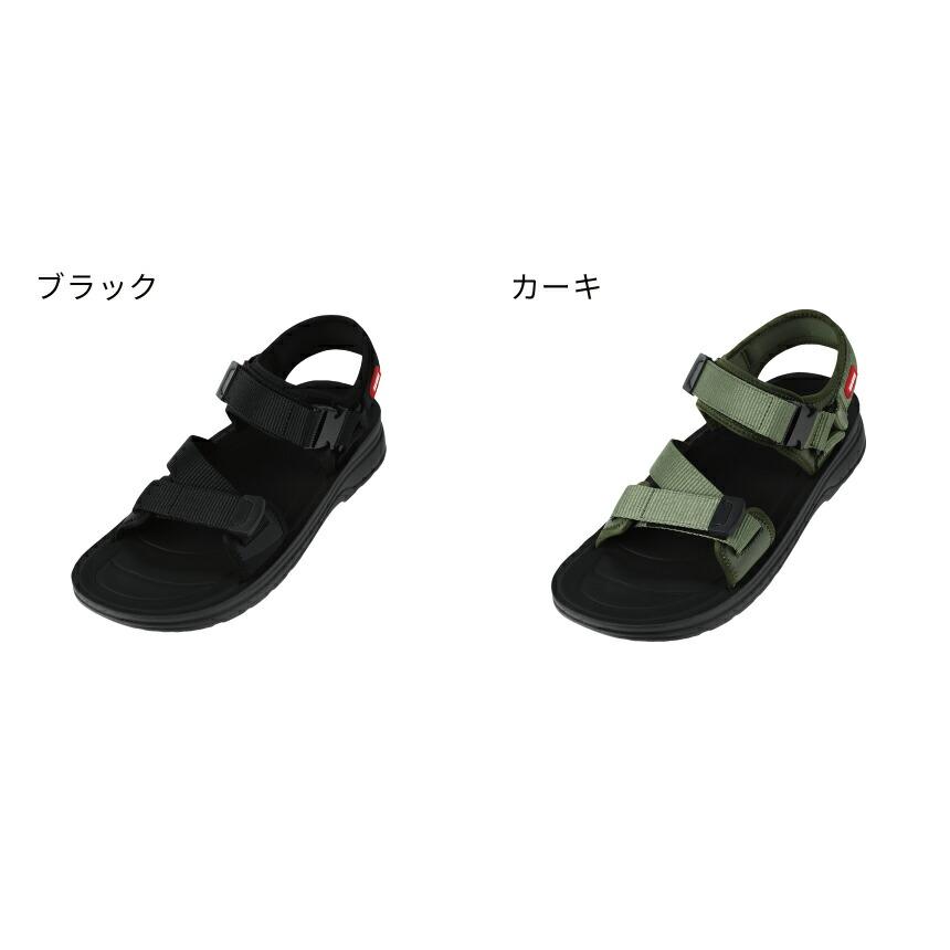 EDWIN エドウィン スポーツサンダル メンズ ブラック カーキ EW5123 : SHOE LIFE Yahoo!店 - 通販 - Yahoo!ショッピング