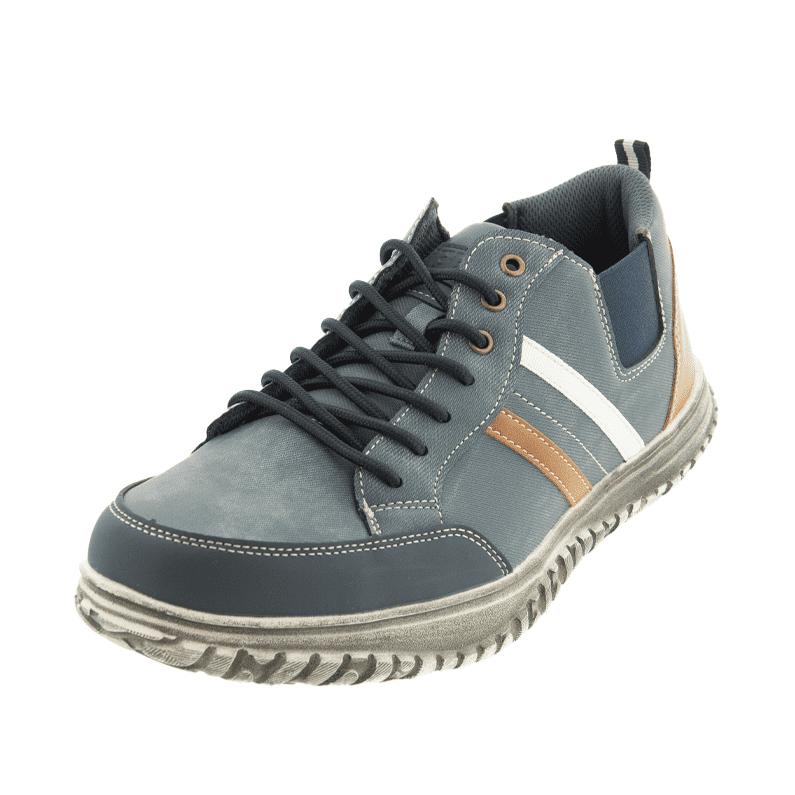 EDWIN エドウイン メンズ カジュアル スニーカー EDM-635 軽い 軽量 防水 サイドゴア ブルー 青 :034076:靴のシュー ...