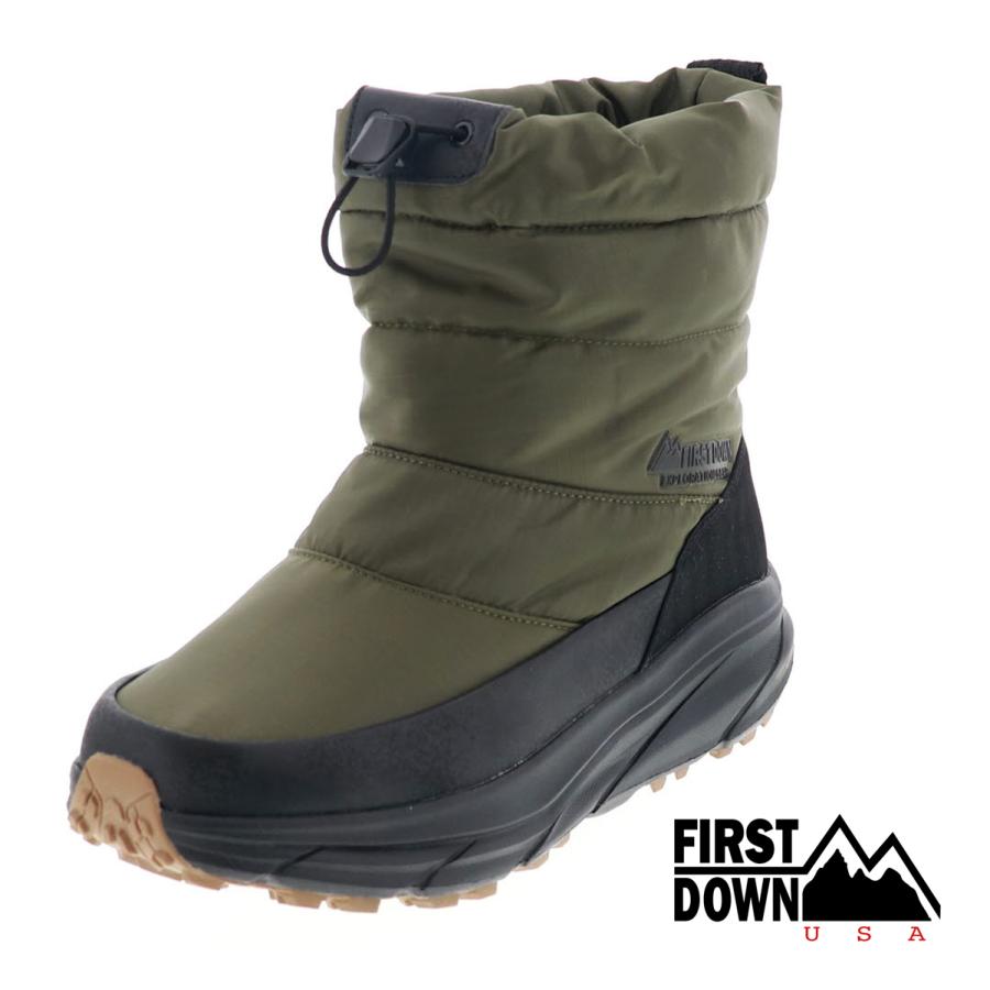 FIRST DOWN（ファーストダウン） メンズ ブーツ スノーブーツ 防水