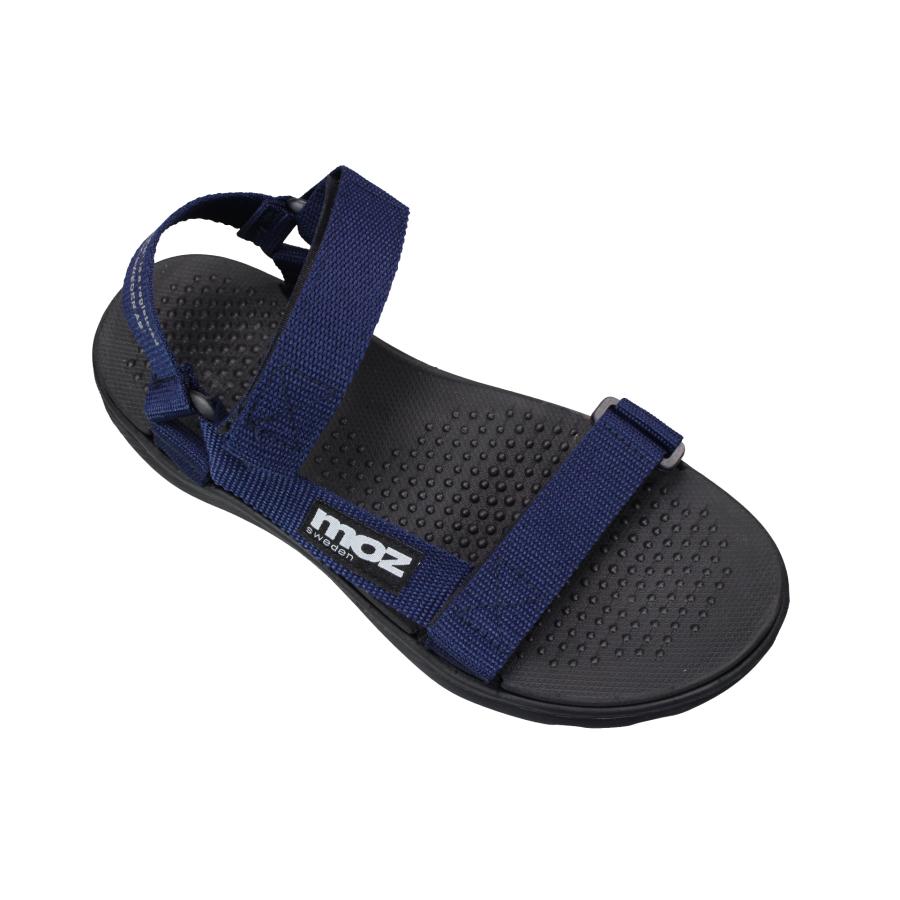 moz モズ 3824 サンダル メンズ ブラック ネイビー Mサイズ〜LLサイズ スポーツサンダル ストラップサンダル マジックテープ ベルクロ エルク : シューズパーク ビースタイル ...
