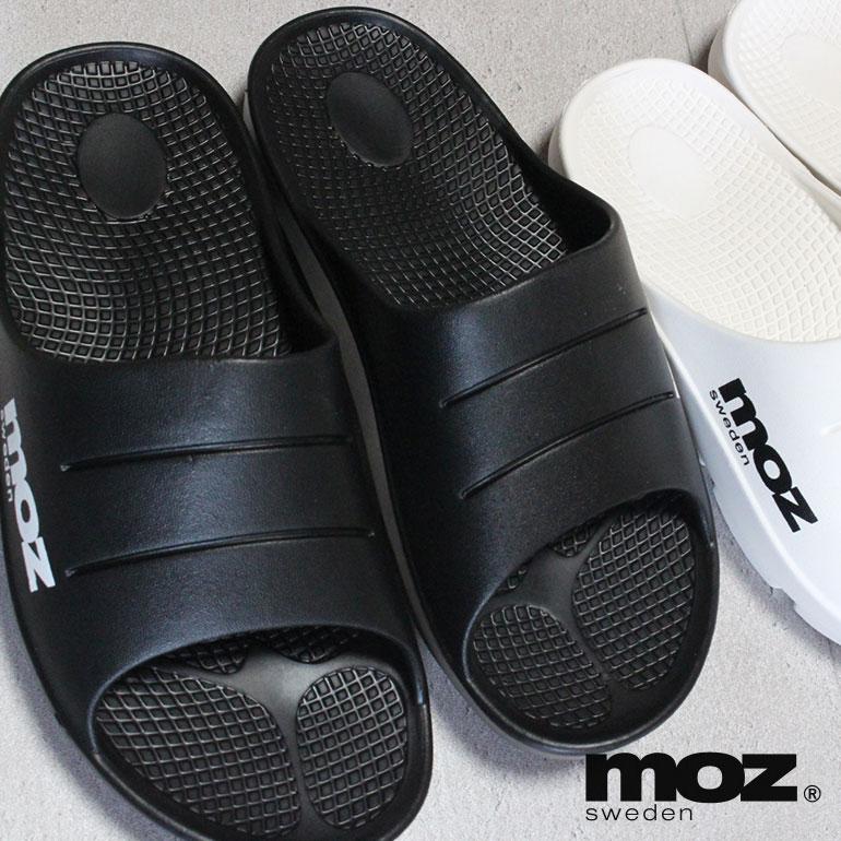 moz モズ 4816 サンダル メンズ ホワイト ブラック Mサイズ〜LLサイズ リカバリーサンダル EVAサンダル : シューズパーク ビースタイル - 通販 - Yahoo!ショッピング