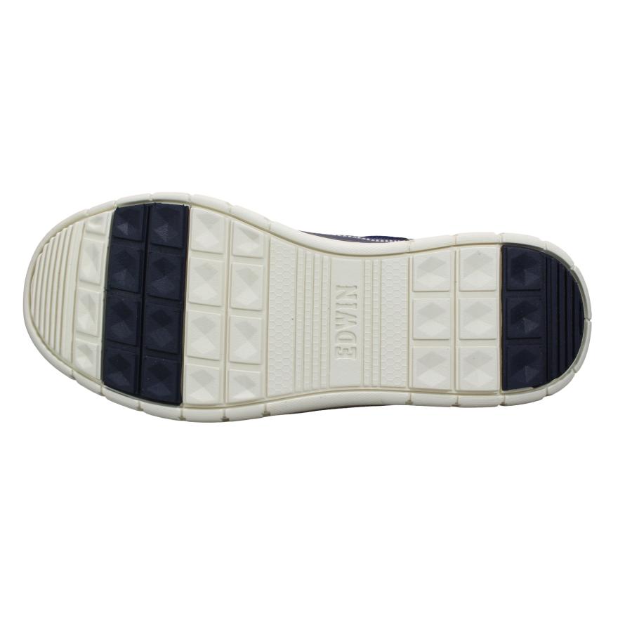 EDWIN エドウィン スニーカー メンズ EDW-7643 ブラック ネイビー 黒 紺 軽量 幅広 4E ワイド ストレッチ 滑りにくいソール : シューズパーク ビースタイル - 通販 ...