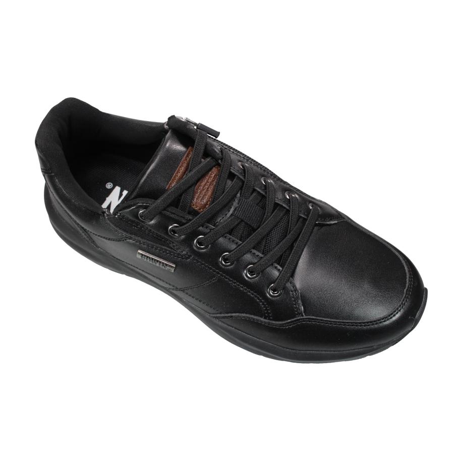 EDWIN エドウィン 防水スニーカー メンズ EDW-7368 幅広 3E ワイド ファスナー サイドゴア 靴 ブラック 黒 ダークブラウン 25.0cm〜27.0cm : シューズパーク ...