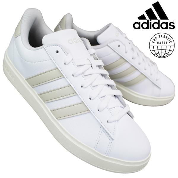 adidas アディダス スニーカー ID2949 グランドコート2.0M ホワイト/アルミナ 23cm〜28cm メンズ レディース ロー ...