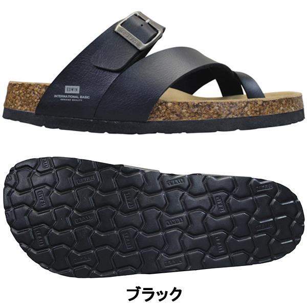EDWIN エドウィン サンダル EB-1003 メンズ トリコロール ブラック 25.0cm~28.0cm : 靴ショップやまう - 通販 - Yahoo!ショッピング