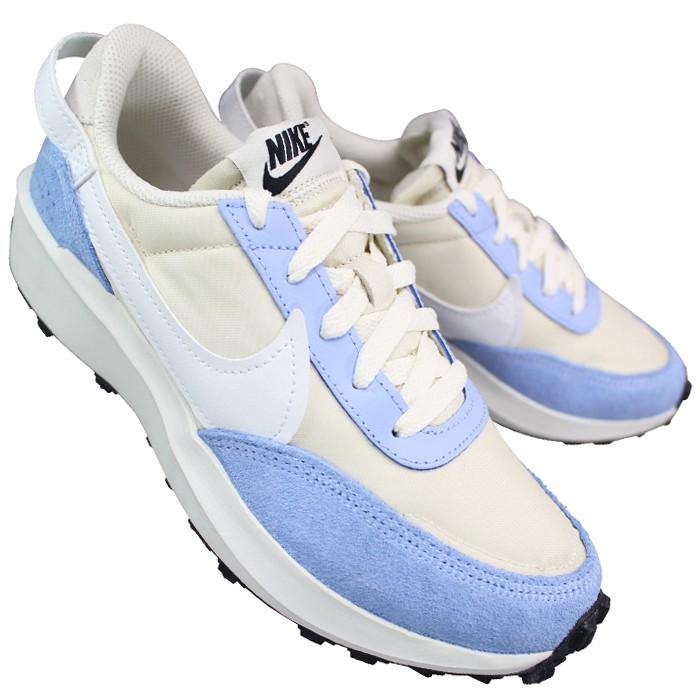 NIKE（ナイキ） スニーカー ウィメンズ ワッフルデビュー DH9523 007 ホワイト/サックス 23.5cm・24cm レディース ...