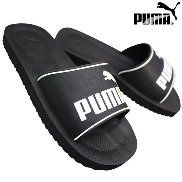 PUMA（プーマ） ビーチサンダル ピュアキャット2.0 402876 01 ブラック/ホワイト 23cm〜30cm メンズ レディース ...