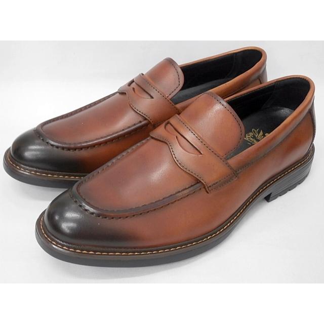 【即日発送】【25.5cmのみ（新品）/半額】Erinys Crown（エリニュス・クラウン）本革 タンクソール ローファー ER-0334 ...