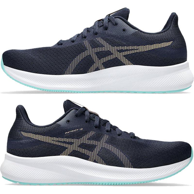 ASICS 3E相当 WIDE 幅広 ワイド アシックス メンズ パトリオット PATRIOT 13 スニーカー 靴 シューズ ランニング ジョギング トレーニング 部活 仕事 ...