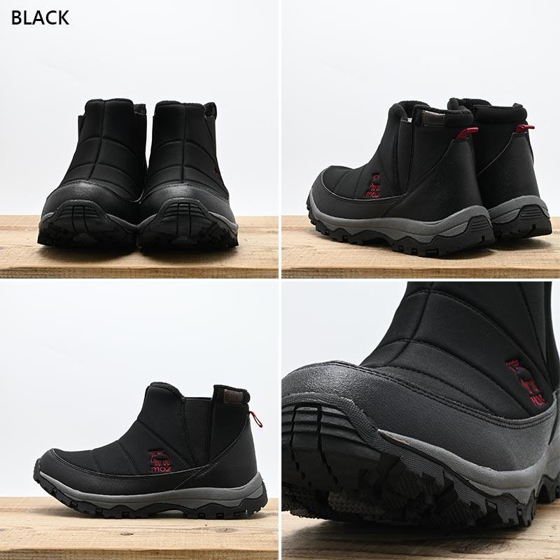 moz 3E 幅広 ワイド モズ 紳士 メンズ サイドゴアブーツ ブーツ 靴 シューズ スノーブーツ 防寒 防水 防滑 軽量 フリース 冬 雪 雨 3671 : シューズ愛ランドヤフー店 ...