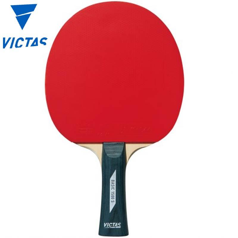 Victus ヴィクタス メンズ レディース BASIC 1500 S 卓球 アクセサリー 競技 貼り上げ シェークハンド ラケット ボール付き 運動 スポーツ 320010 : シューズ愛 ...