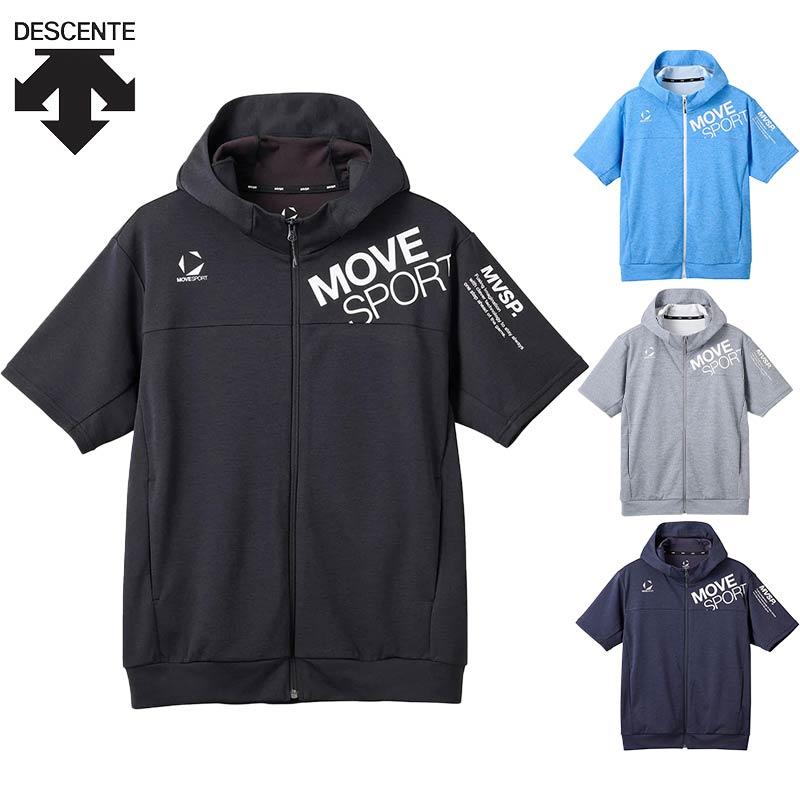 DESCENTE デサント メンズ SUNSCREEN TAIKYU ジャージ半袖フーディー アパレル トップス アウター 半袖 吸汗速乾 ストレッチ UVカット 運動 スポーツ ...