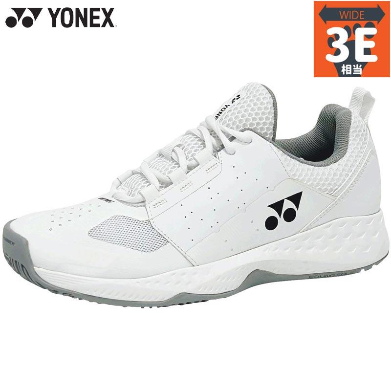 YONEX 3E 幅広 ワイド ヨネックス メンズ レディース パワークッション 106 テニス 靴 シューズ 競技 クレー・砂入り人工芝コート用 ローカット 軽量 SHT106Y ...