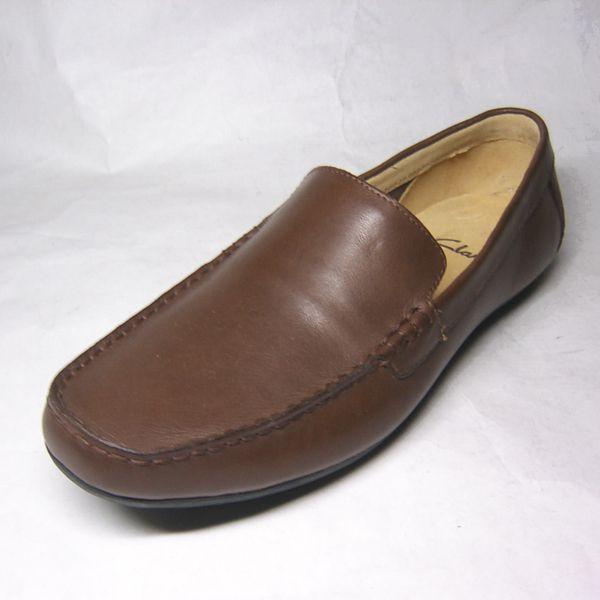 Clarks クラークス MALTA COAST マルタコースト 788C ブラウン ドライビングシューズ メンズ・カジュアルシューズ ...