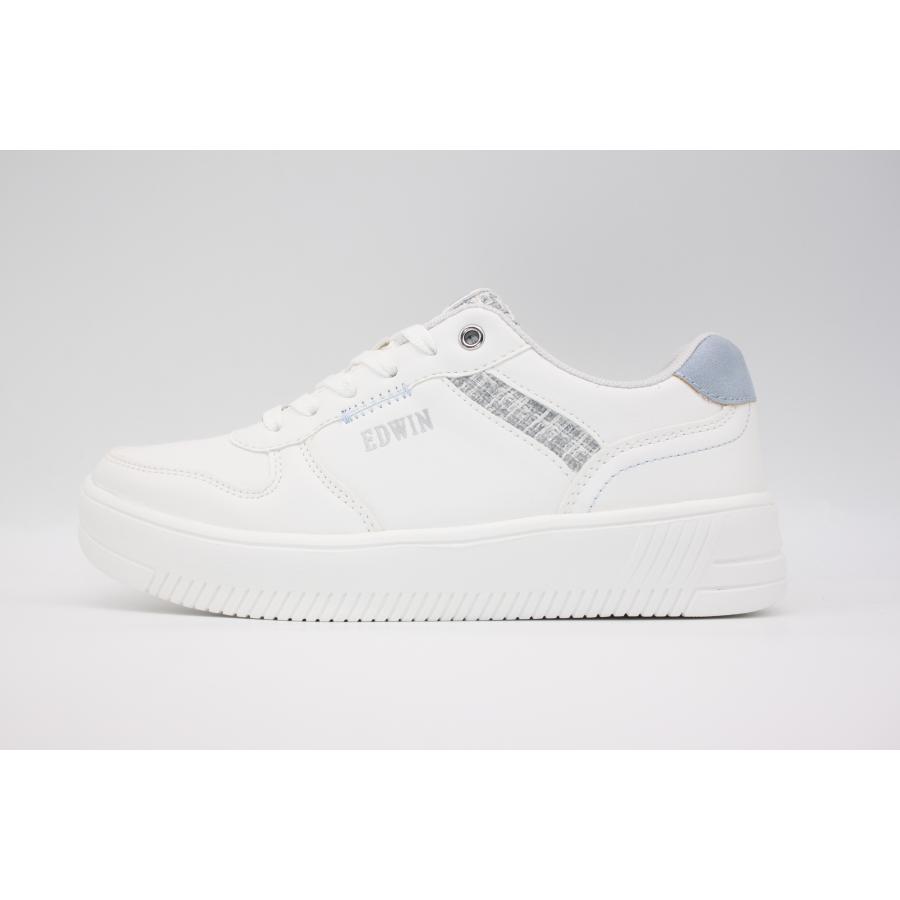 EDWIN エドウィン レディース スニーカー EDW4316 ホワイト アイボリー : 靴屋anbi - 通販 - Yahoo!ショッピング