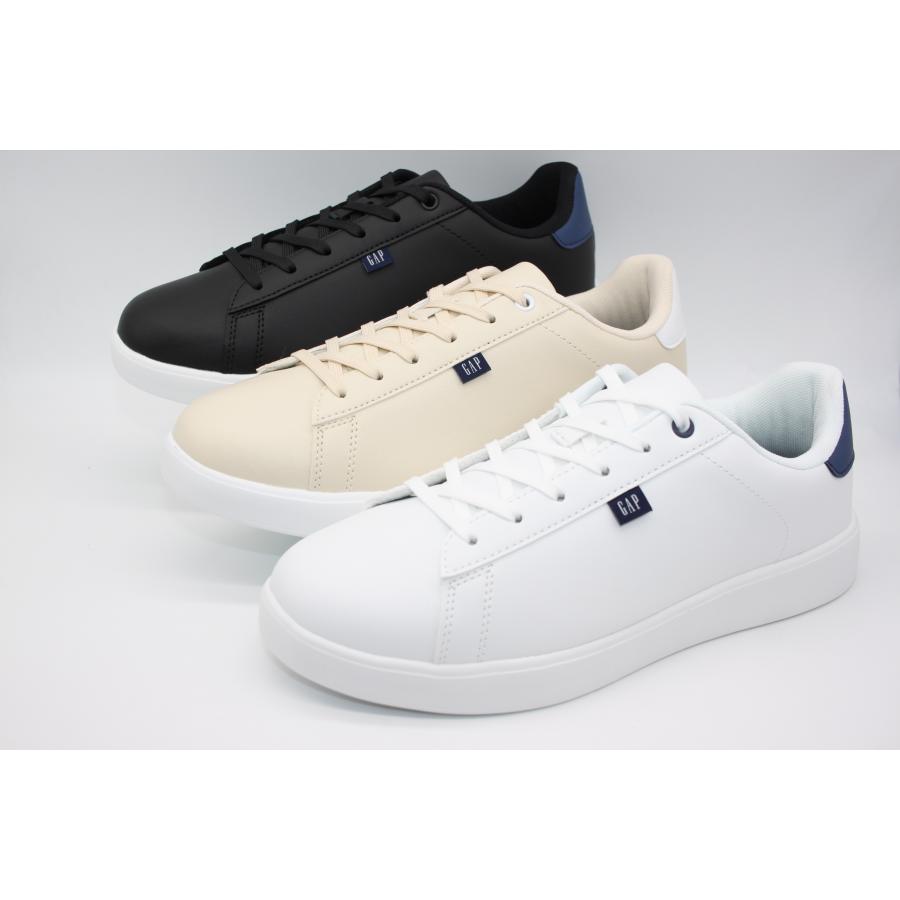 GAP ギャップ GPU12401 メンズ レディース スニーカー WHITEホワイト BEIGEベージュ BLACKブラック : 靴屋anbi - 通販 - Yahoo!ショッピング