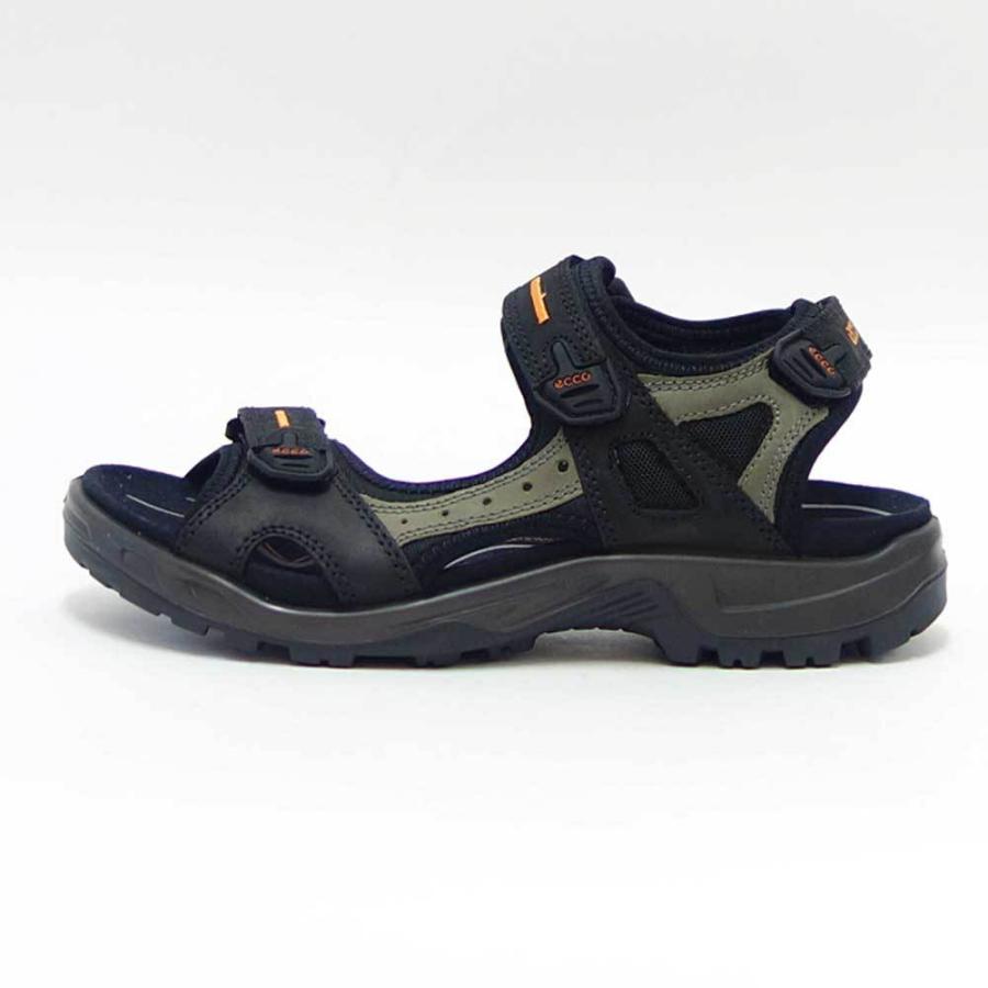 ecco エコー ECCO OFFROAD Mens Sports Sandal ブラック 06956450034（メンズ）3点ストラップ ...