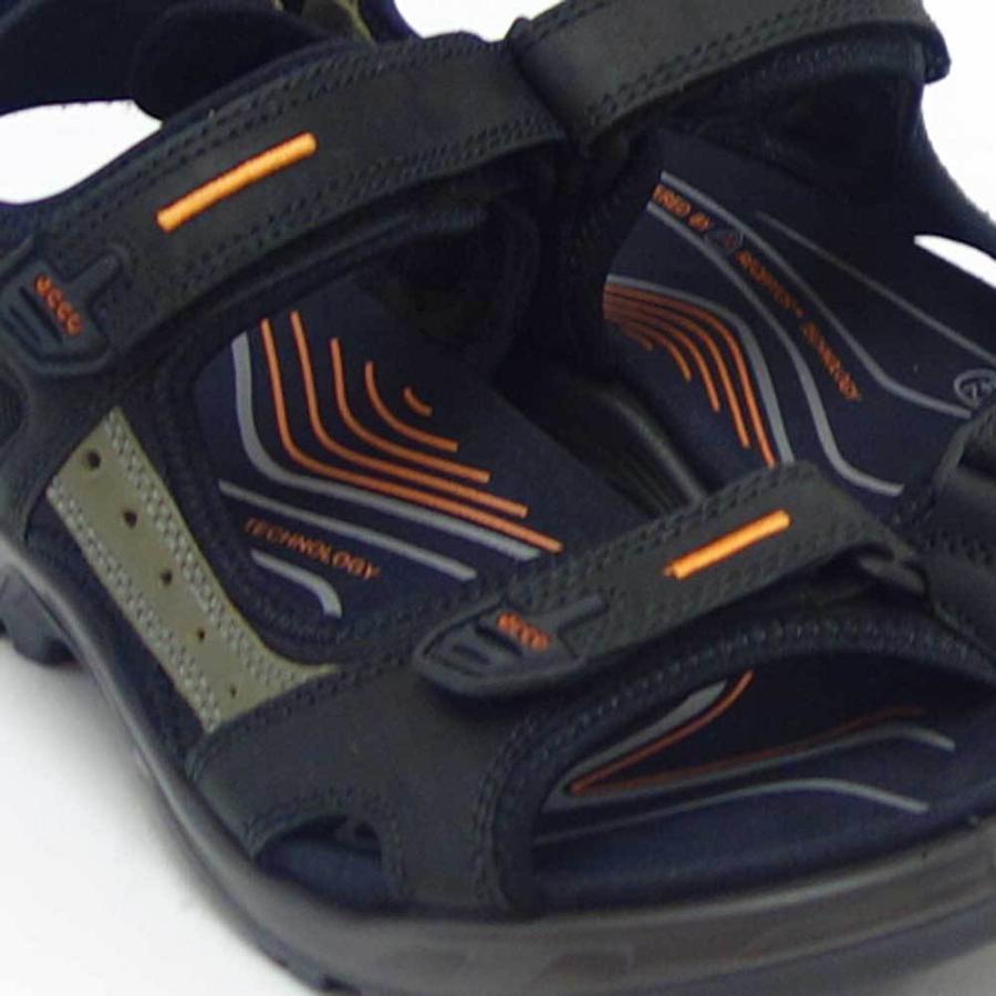 ecco エコー ECCO OFFROAD Mens Sports Sandal ブラック 06956450034（メンズ）3点ストラップ ...