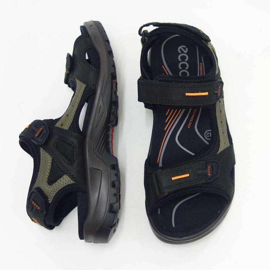 ecco エコー ECCO OFFROAD Mens Sports Sandal ブラック 06956450034（メンズ）3点ストラップ ...