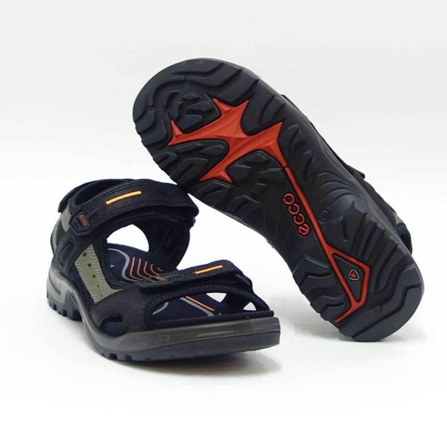ecco エコー ECCO OFFROAD Mens Sports Sandal ブラック 06956450034（メンズ）3点ストラップ ...