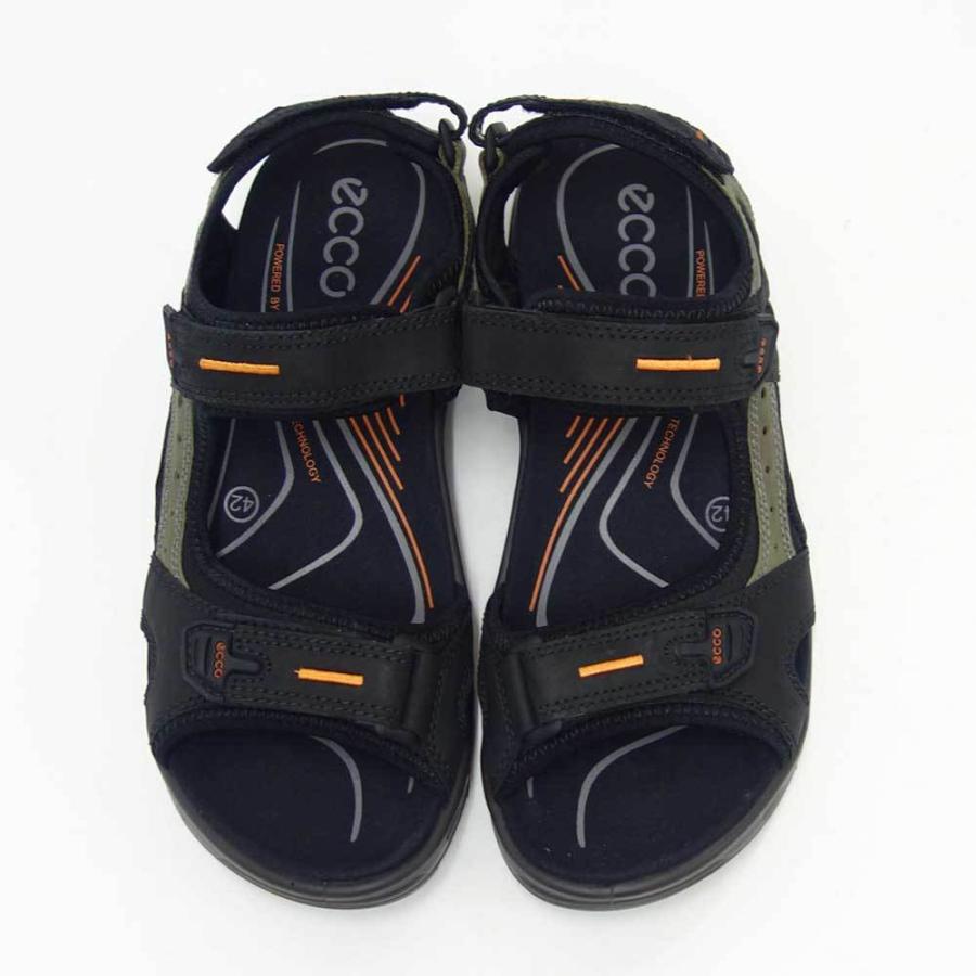 ecco エコー ECCO OFFROAD Mens Sports Sandal ブラック 06956450034（メンズ）3点ストラップ ...