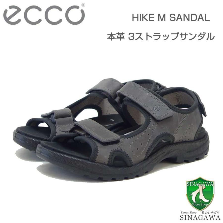 ecco（エコー） ECCO HIKE M Sandal 3Straps グレー 53230402013（メンズ）3点ストラップ スポーツ ...