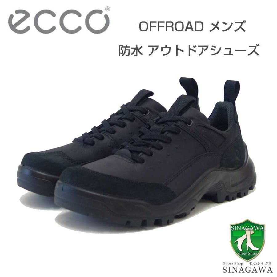 ecco エコー ECCO OFFROAD MEN'S SHOE ブラック 82235451052（メンズ）防水 天然皮革 ウォーキング ...