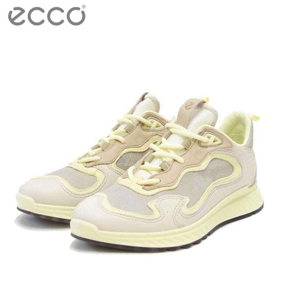ecco（エコー） ECCO ST.1 W マルチカラー LIMESTONE 83784352578 （レディース） 快適な履き心地のレザースニーカー レースアップシューズ ウォーキング ...