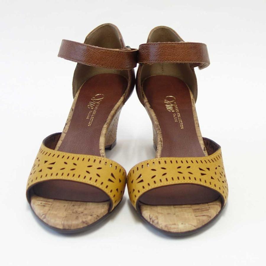 Vue ビュー EIZO Collection 55571 イエロー ブラウン オープントゥ ウェッジシューズ : 靴のシナガワ - 通販 - Yahoo!ショッピング
