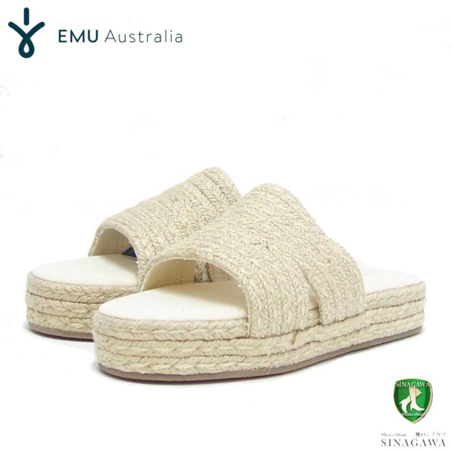 エミュー EMU W 12868 Fern エスパドリーユ サンダル （レディース）カラー：ナチュラル 厚底サンダル フラットシューズ ...