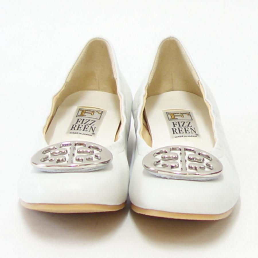 フィズリーン FIZZ REEN 300 ホワイト（レディースシューズ） 快適EEEのローヒールパンプス（日本製） 通勤 ビジネス カジュアル : 靴のシナガワ - 通販 - Yahoo!ショッピング