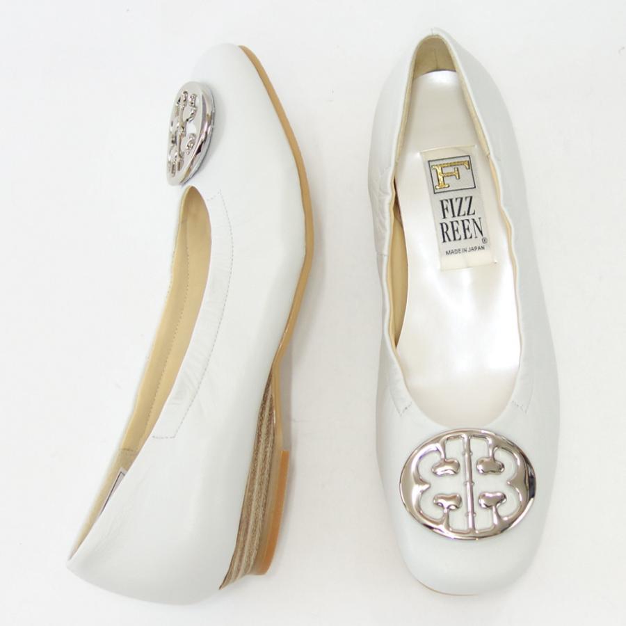 フィズリーン FIZZ REEN 300 ホワイト（レディースシューズ） 快適EEEのローヒールパンプス（日本製） 通勤 ビジネス カジュアル : 靴のシナガワ - 通販 - Yahoo!ショッピング