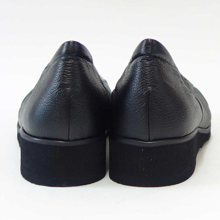 フィズリーン FIZZ REEN 3020 ブラック（レディース） 快適EEEEのウェッジパンプス（日本製） スリッポン ウェッジシューズ 4E レザーシューズ コンフォート : 靴のシナガワ ...