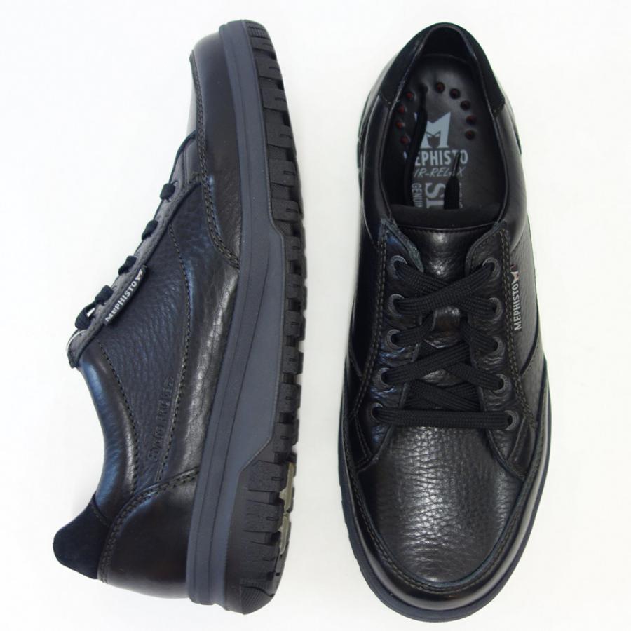 メフィスト MEPHISTO PACO（パコ）ブラック （ポルトガル製） 天然皮革 アウトドア ウォーキングシューズ（メンズ） : 靴のシナ ...