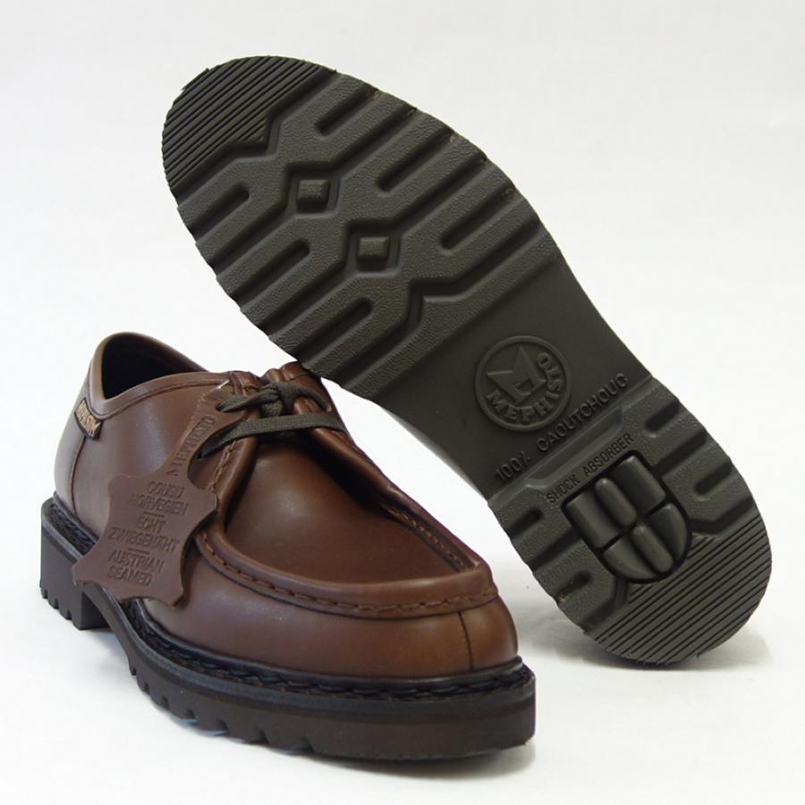 メフィスト MEPHISTO PEPPO（ペッポ）ダークブラウン （フランス製） 天然皮革 アウトドア ウォーキングシューズ（メンズ） : 靴 ...