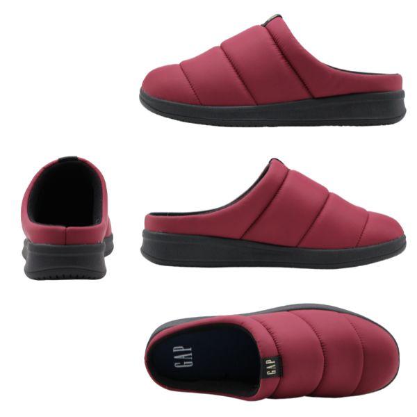 ギャップ スリッポン メンズ 靴 ルームシューズ モックシューズ 黒 ブラック 軽量 軽い 撥水 ダウン かかとなし 滑りにくい 歩きやすい 冬 GAP GPU22207 ...