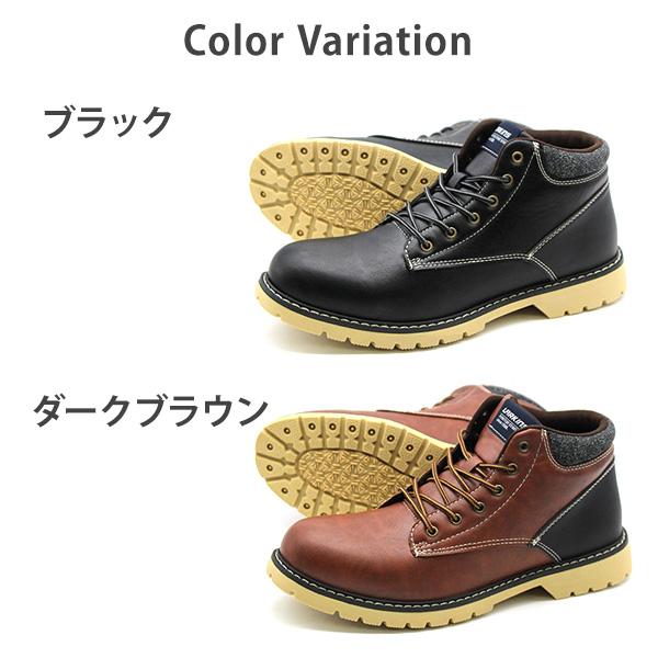 LARKINS メンズ スニーカー 靴 ハイカット 黒 ブラック 茶 ブラウン ブーツ 防水 雨 雨の日 レインシューズ 防滑 滑らない 幅広 3E おしゃれ ラーキンス L-6300 ...